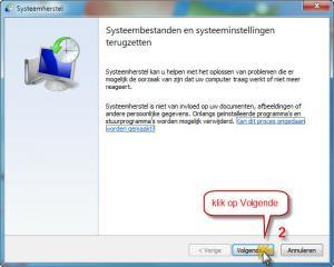 Systeemherstel Windows 7 - Windows Helpdesk