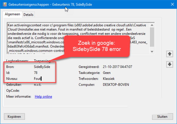 Logboeken van Windows professioneel troubleshooten