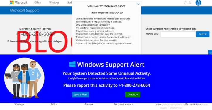 Phishingmails - Windows Helpdesk